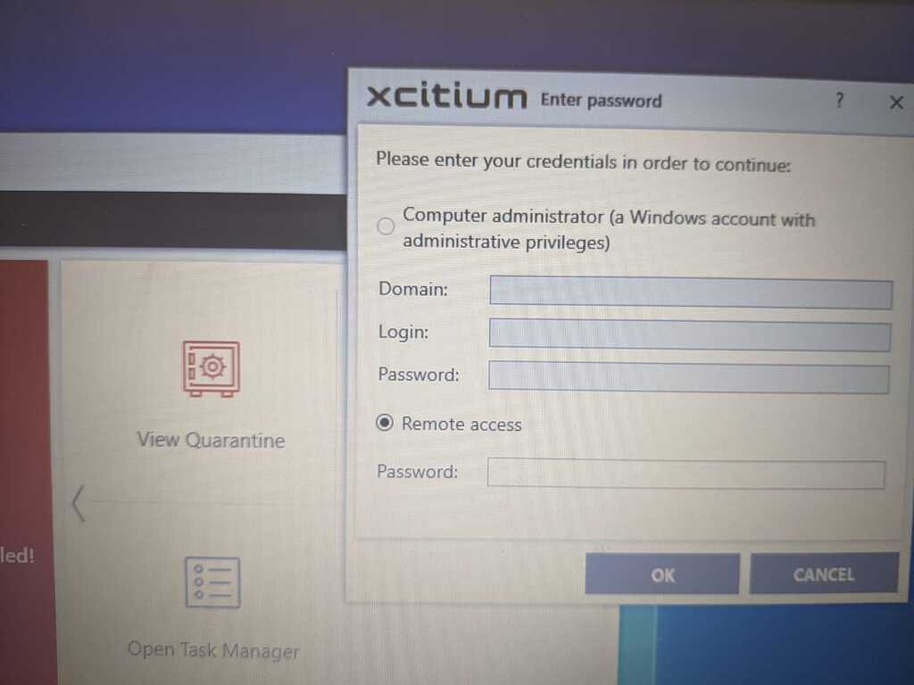 Open EDR agent password - EDR - Endpoint Detection & Response - Xcitium Forum